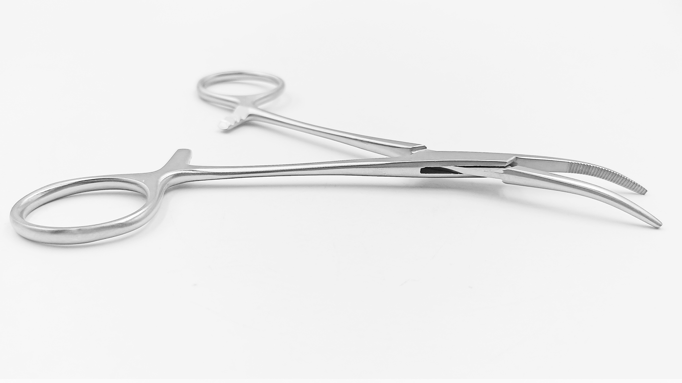 Curved Kelly Clamp Kelly Forceps 5 1/2" Straight GSource